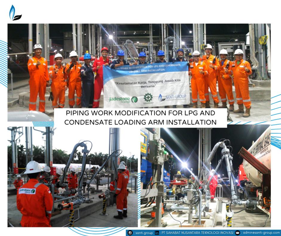 Pipping Work Modification for LPG and Condensate Loading Arm ...